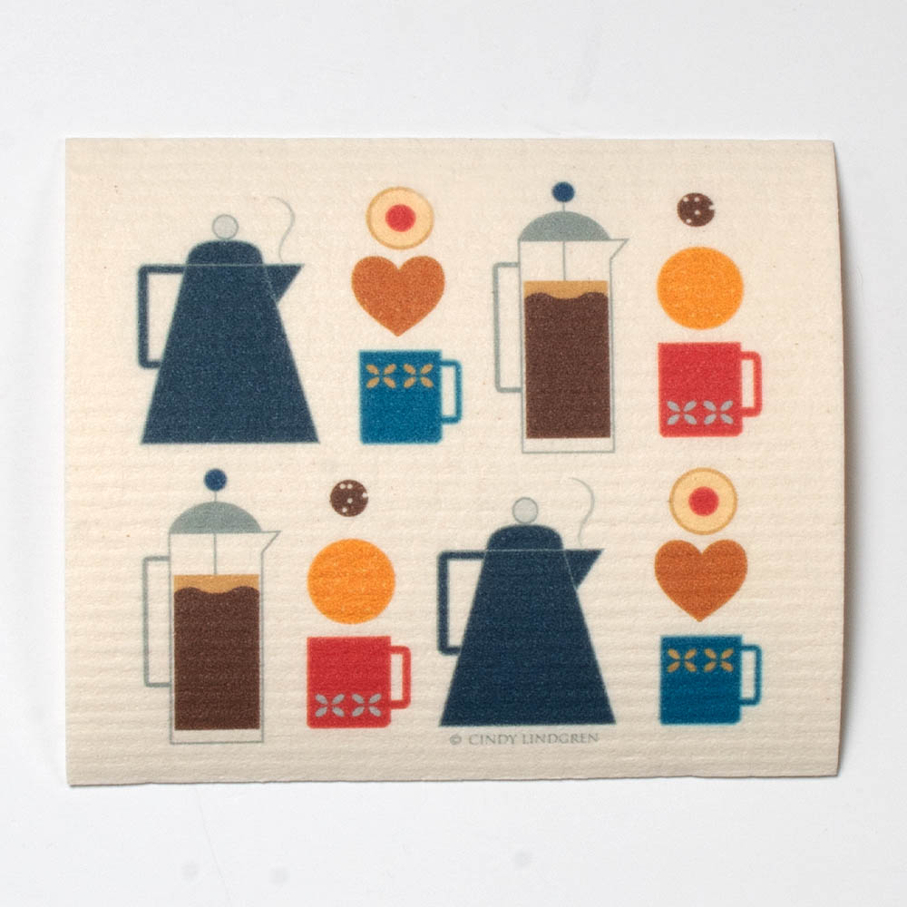 Dishcloth - Coffee & Cookies
