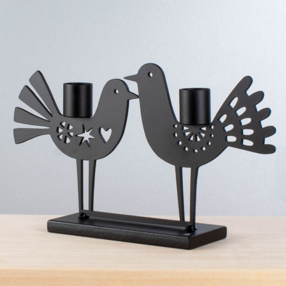 Candleholder Two Birds