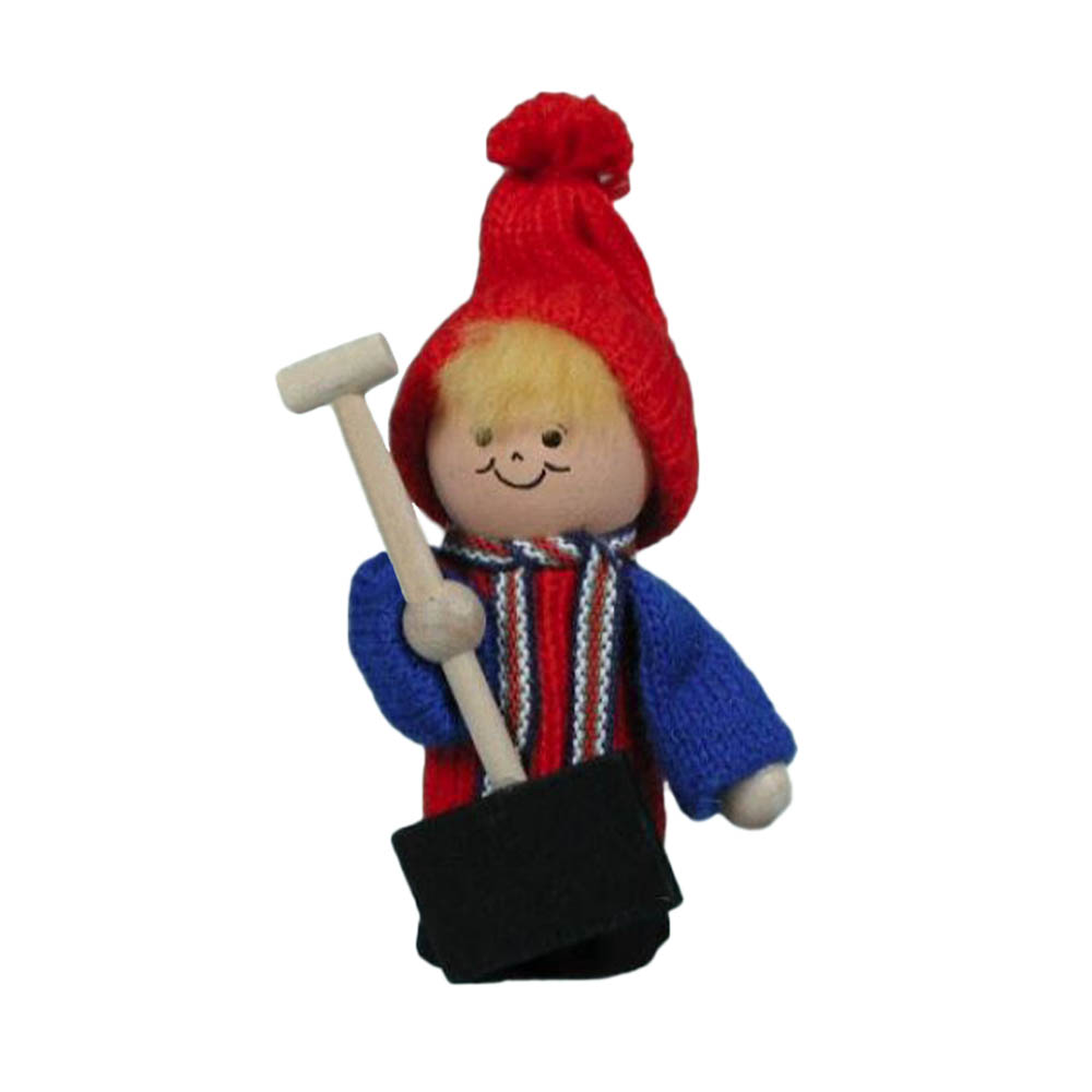Tomte Boy with Shovel