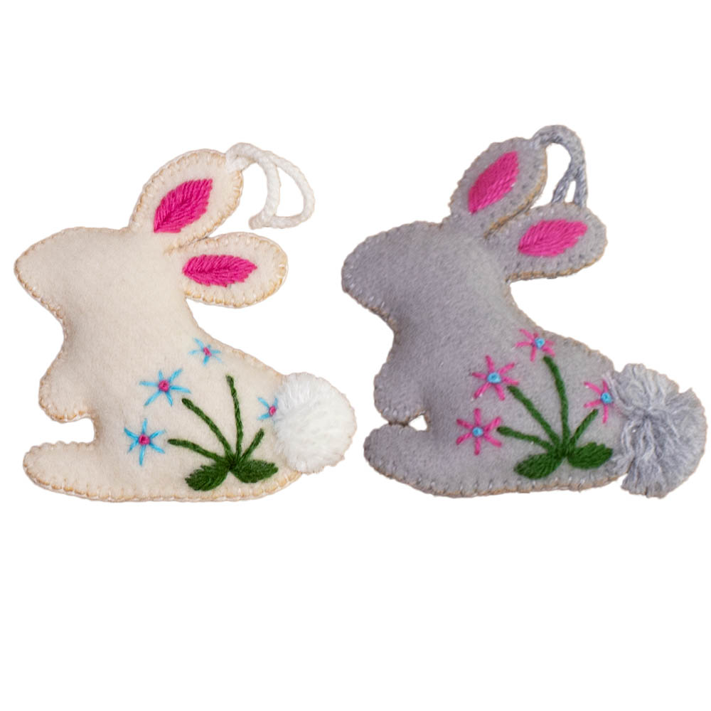 Felt Easter Rabbit Ornament