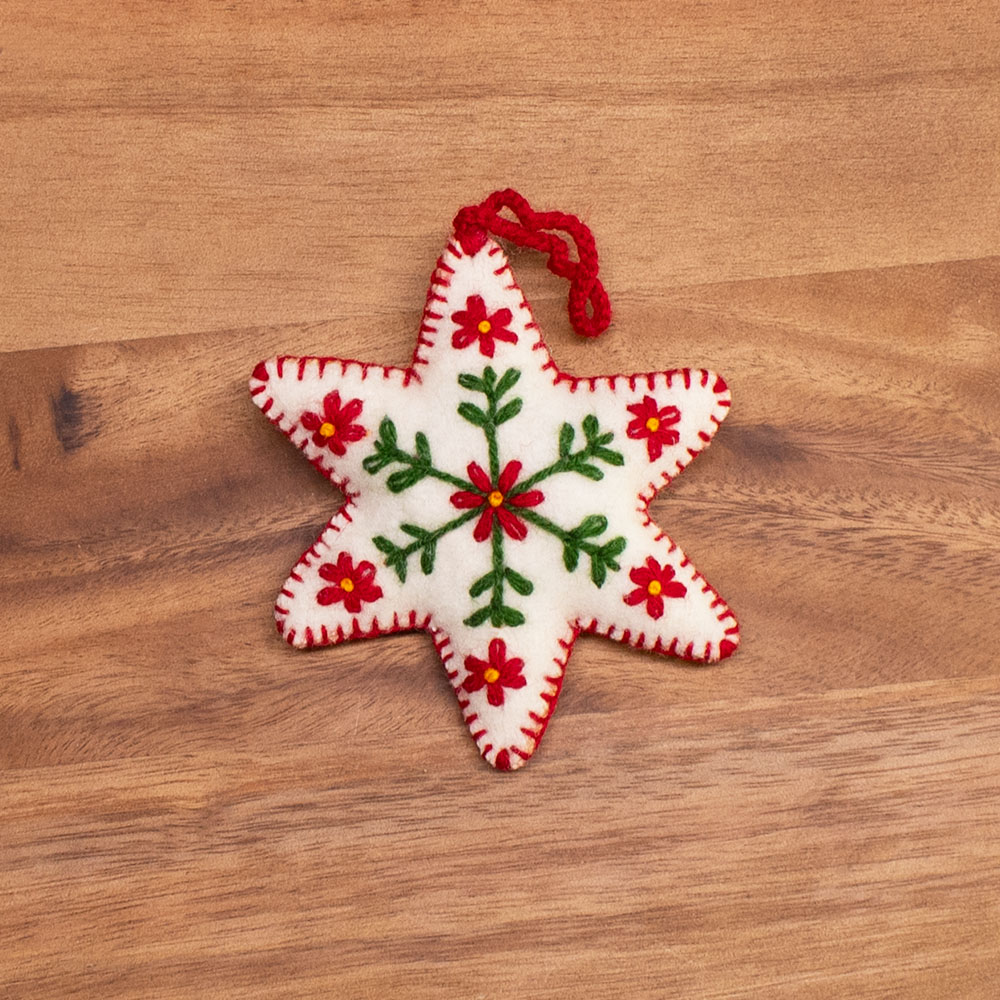Felt Star Ornament