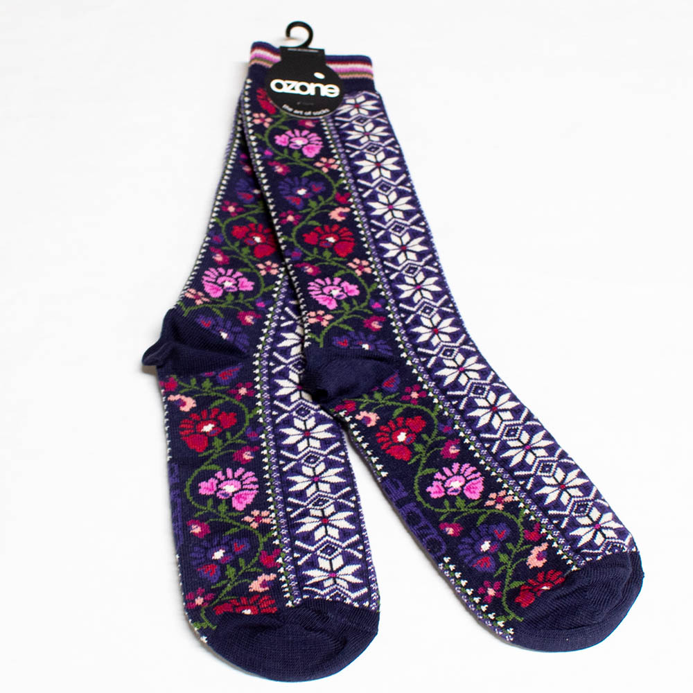 Socks - Floral Ribbons by Ozone