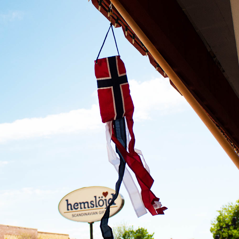 Hemslojd Swedish Gifts: Norwegian Flag Mini Windsock