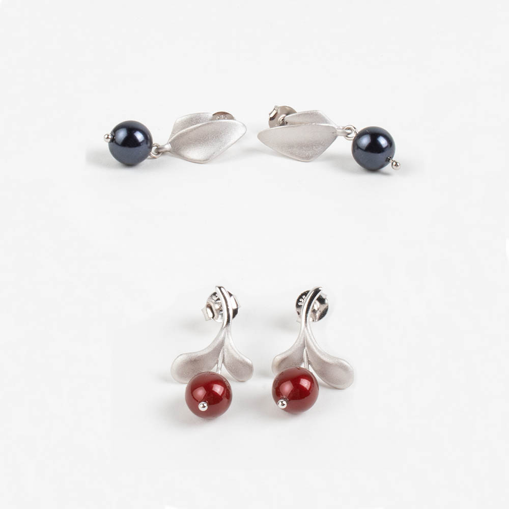 Earrings - Finnfeelings Puolukka