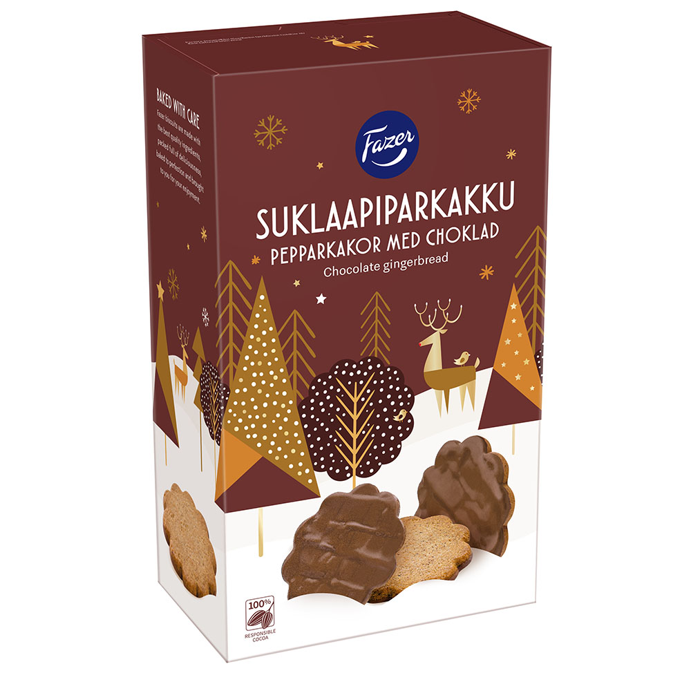 Chocolate Covered Gingerbread Cookies "Suklaapiparkakku"Chocolate ...