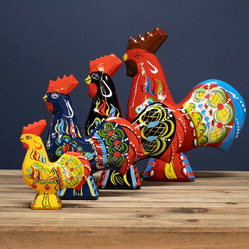 25cm Swedish Dala Rooster