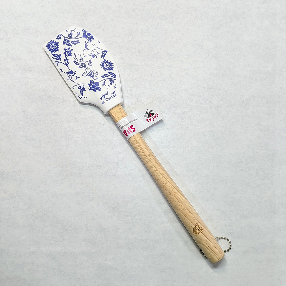 Blue Flowers Silicone Spatula