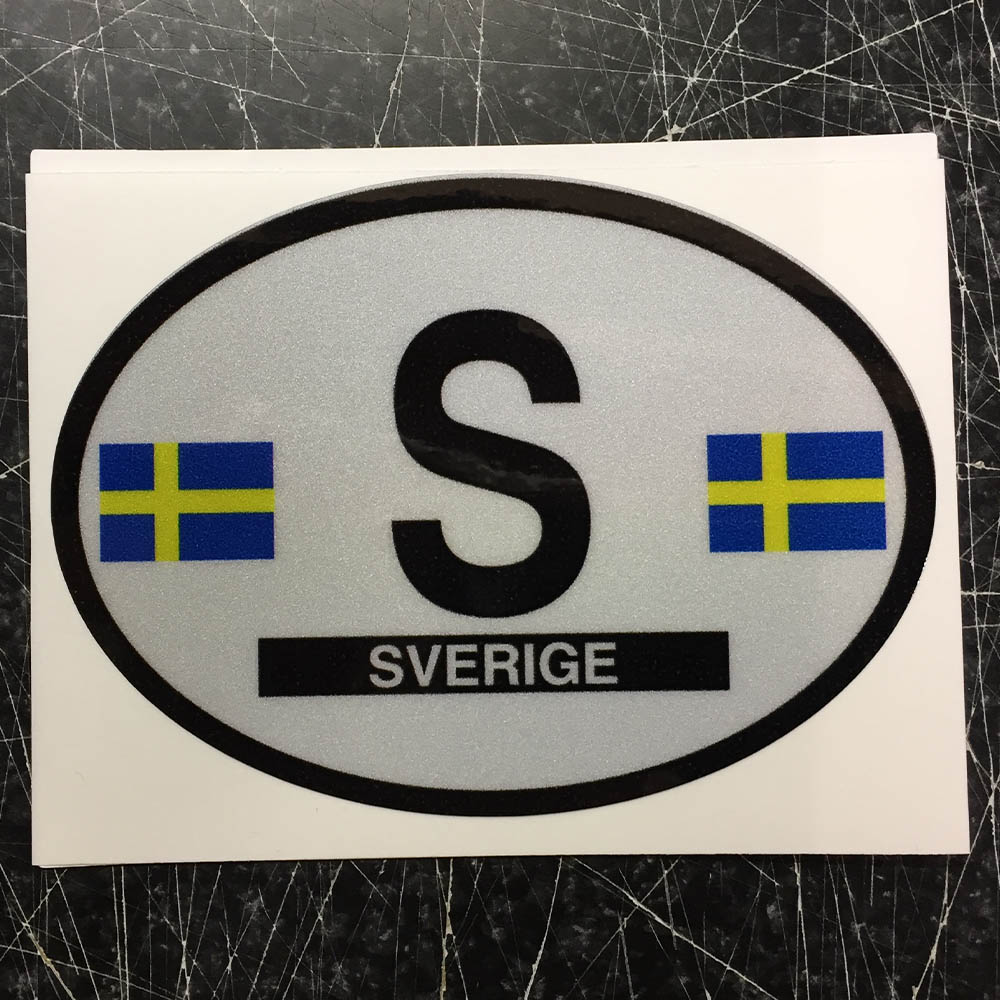 Sweden Oval Decal