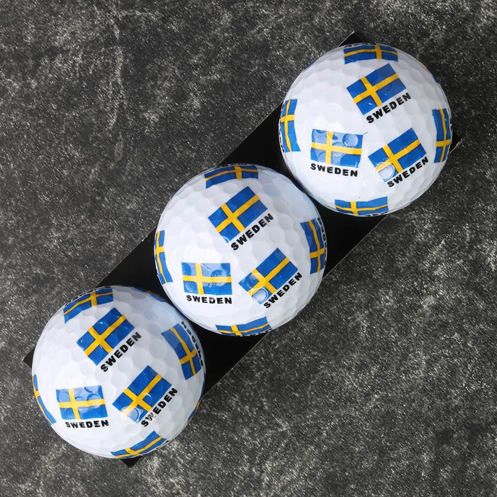 Hemslojd Swedish Gifts: Sweden Golf Balls, 3 pack
