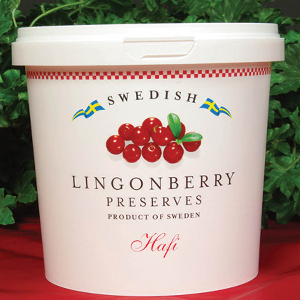 Bucket of Swedish Lingonberries