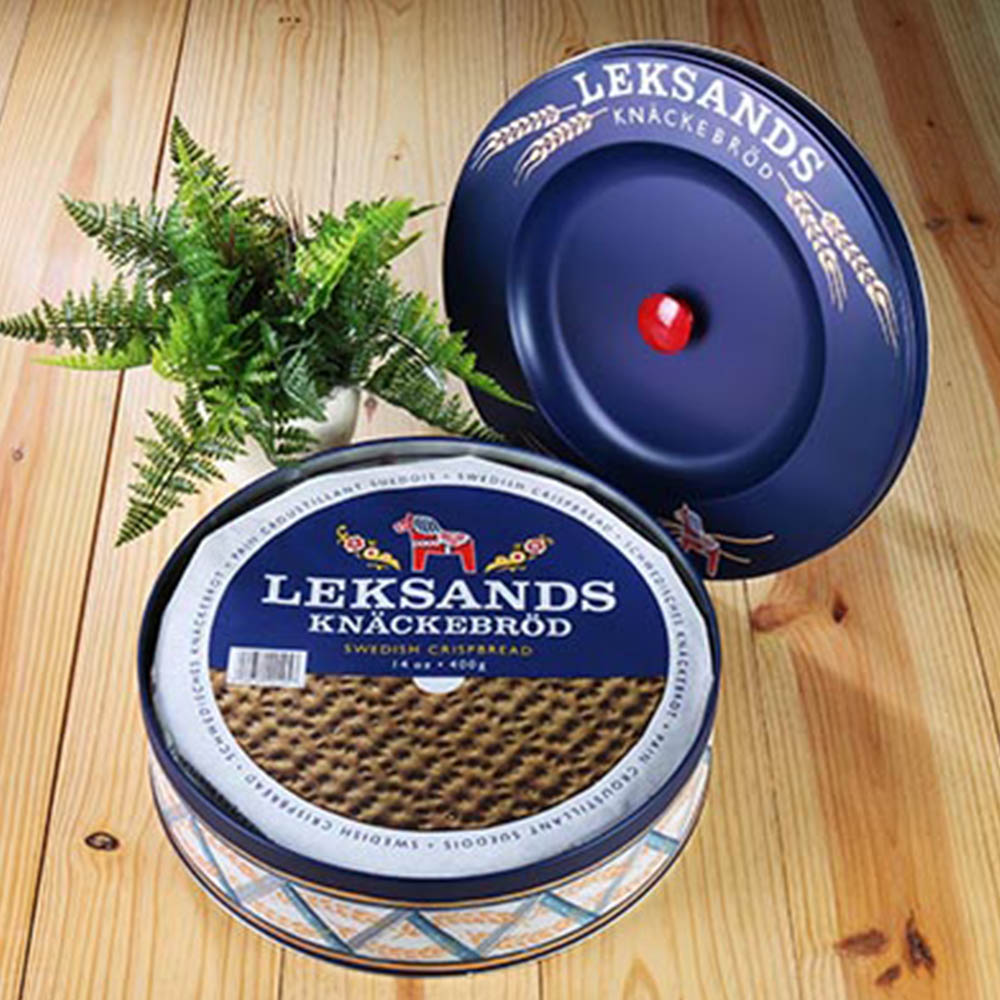 Hemslojd Swedish Gifts: Storage Tin for Crispbread