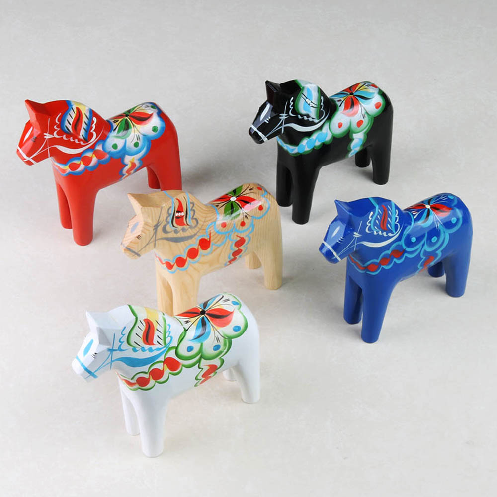 1-inch Traditional Swedish Dala Horse