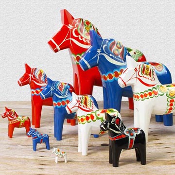 Traditional Dala Horses